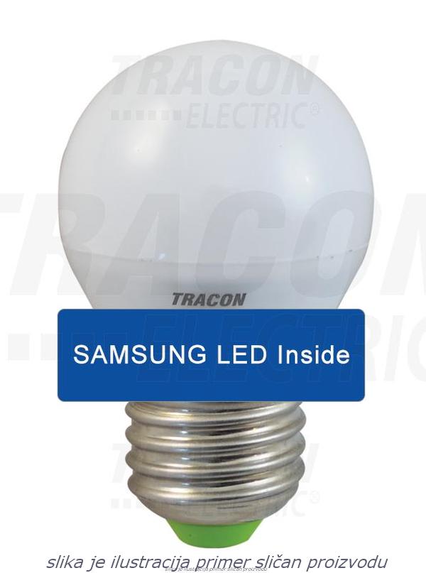 SIJALICA LED E27 8W 230VAC LGMINI KUGLA 4000K SAMSUNG CIP 600LM 5 GOD