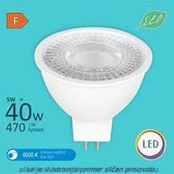 SIJALICA LED GU5.3 5W M2 MR16 ECO LED 220V 6500K 470LM 38DEGRE MI