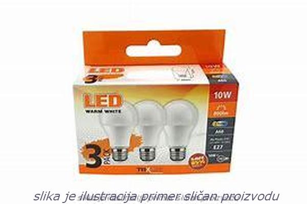 SIJALICA LED SRBIJA E27 10W TOPLO BELA 2900K-3100K 930LM E2710WAWWWEIS