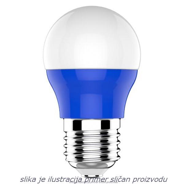 Sijalica led-c e27 3w plava g45 u boji balon fi45x80mm 230v s.40013 m