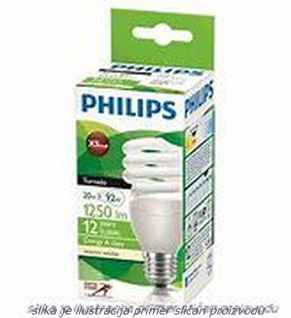 SIJALICA PH E27 ŠTEDLJIVA TWISTER 20W 91W 1250LUMEN 827 PHILIPS