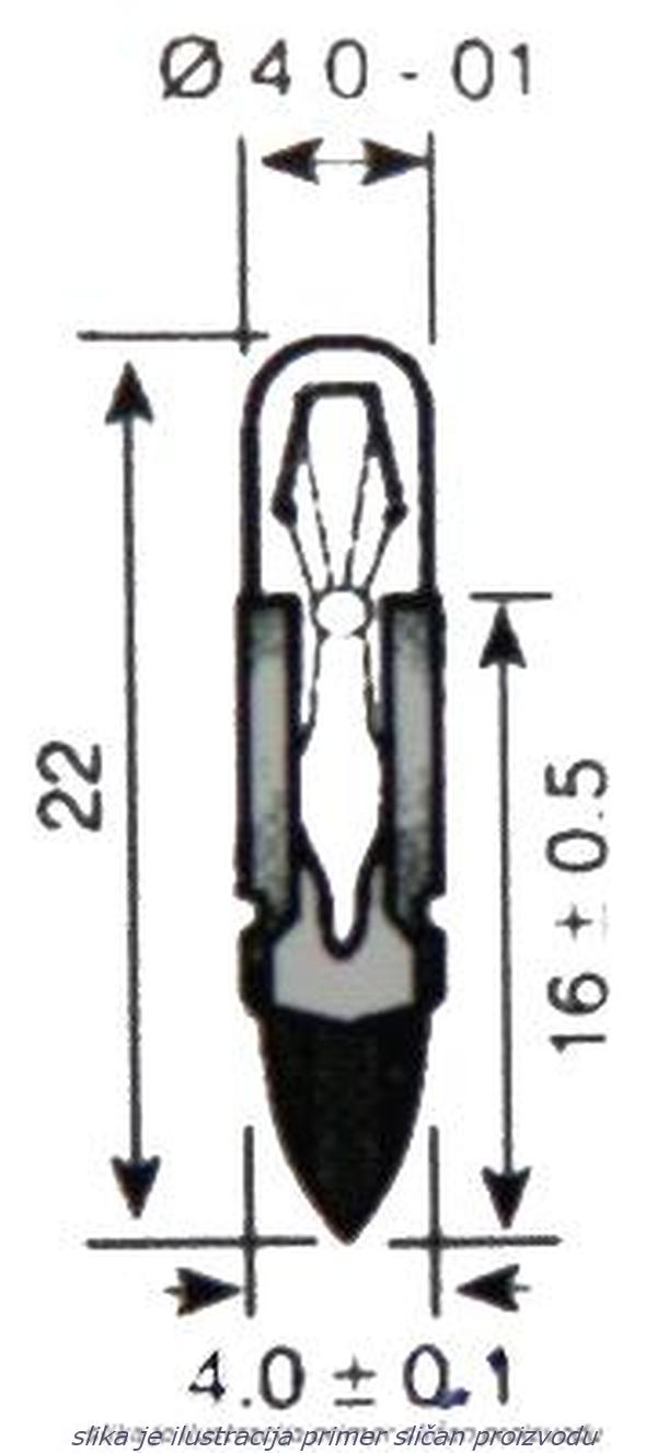 SIJALICA T4.6 30V 30MA 4.6 MM TELEFONSKE