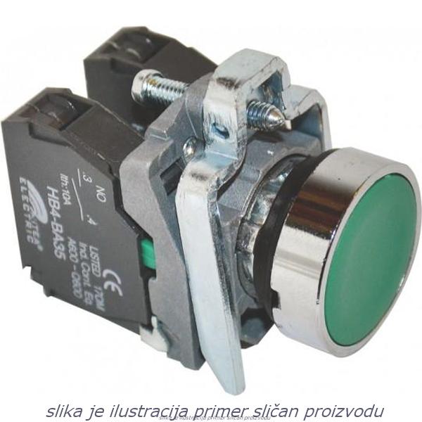 Prekidač Taster Me-Ba35 S10f42233h Zeleni Metalni Sa Polugom 1no 1nc