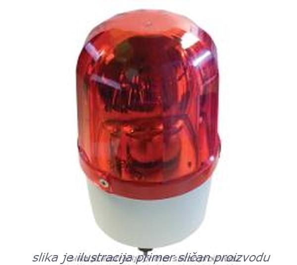 Signalna lampa lte1101-r rot 230v 8w crvena rotaciona s9i