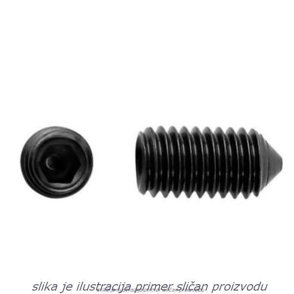 Vijak crvic špicast m10x20 kv10.9 imbus din914 2511100 mkv