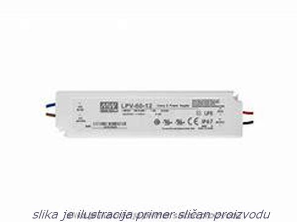 Ispravljač 220vac12vdc lpv-60-12 60w 5a ip67 meanwell 162.5x425x32mm