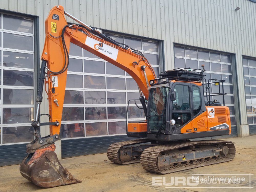 Prodaje se Doosan DX140LC-7 mini bager na aukciji