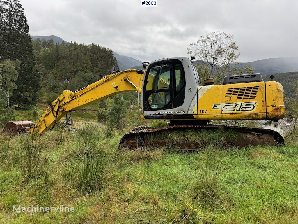 New Holland Kobelco E 215 m/rotortilt bager guseničar