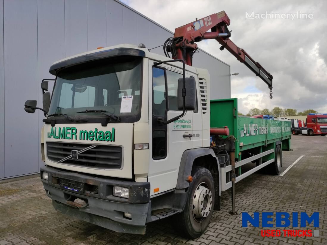 Volvo FL220 4X2 - HMF 1250K4 Crane / Kran pokretna dizalica