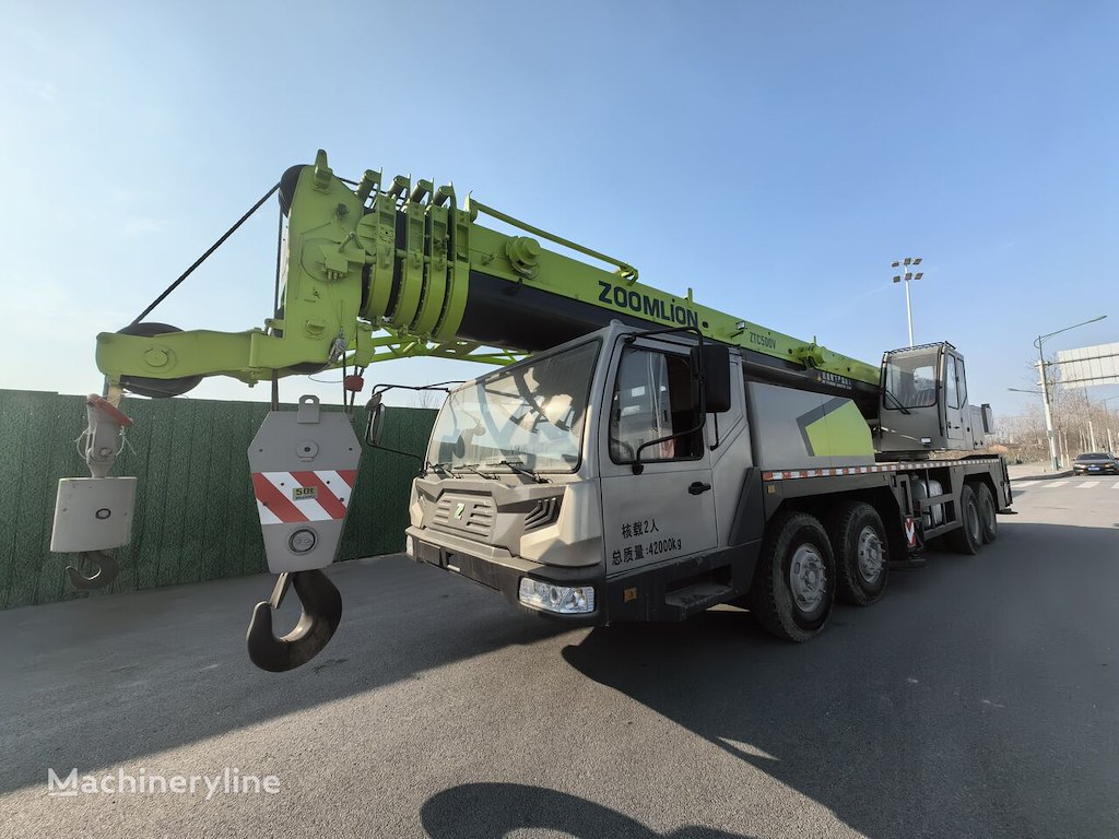 ZOOMLION-MAZ ZTC500V na šasiji Mercedes-Benz Zoomlion ZTC500V 50 ton used mobile truck crane pokretna dizalica