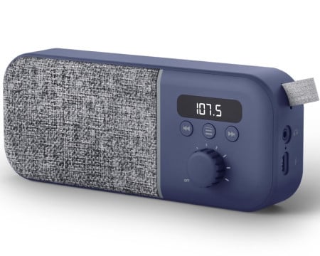 Energy sistem fabric box radio navy