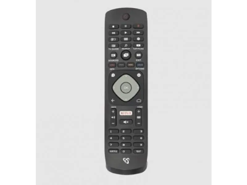 S-BOX RC 01404 Daljinski upravljač za Philips TV 4303, Crni