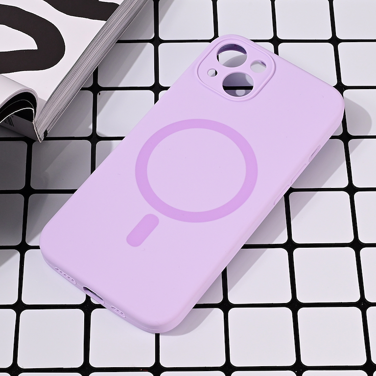 Zastitna maska (futrola) Magsafe Pure color - iPhone 14 lila