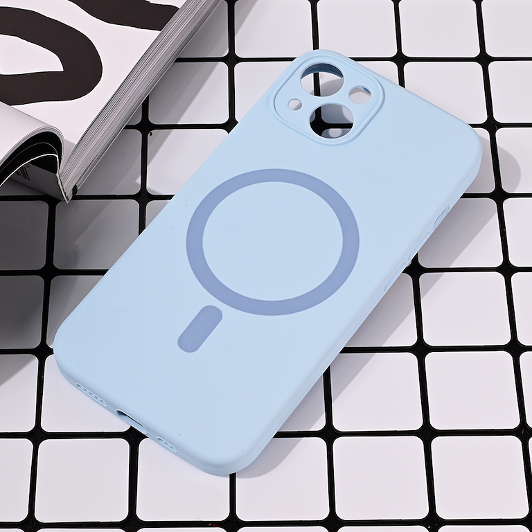 Zastitna maska (futrola) Magsafe Pure color - iPhone 14 svetlo plava