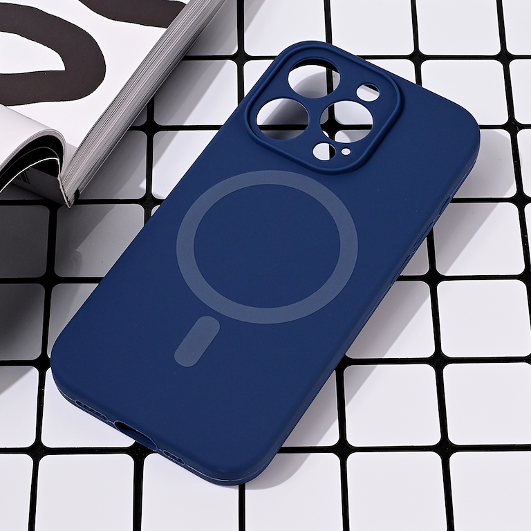 Zastitna maska (futrola) Magsafe Pure color - iPhone 15 Pro 6.1 plava