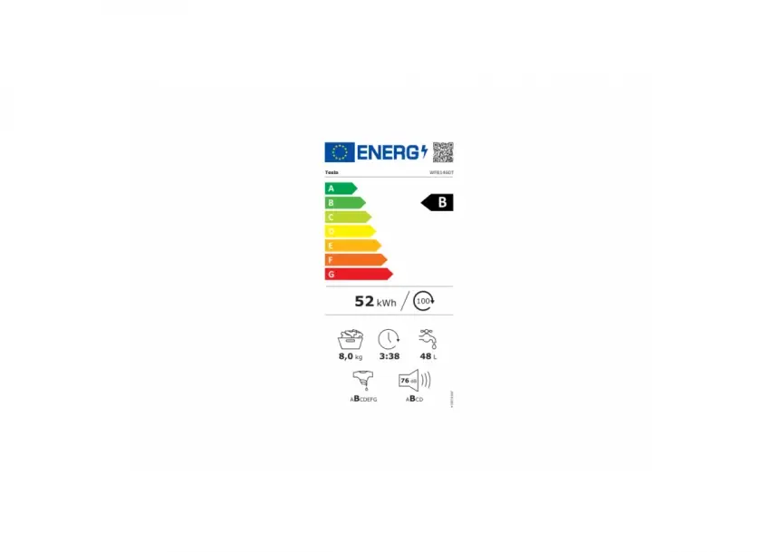 Veš mašina TESLA WF91460T inverter/9kg/1400 obrtaja/A/85x59,5x56cm/bela