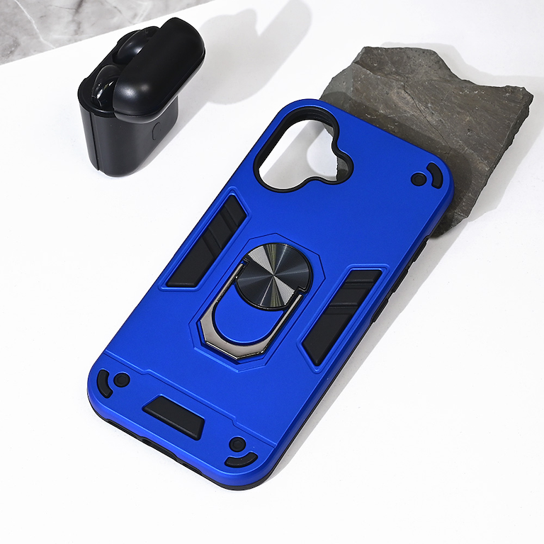 Zastitna maska (futrola) Hard Ring - iPhone 16 6.1 plava