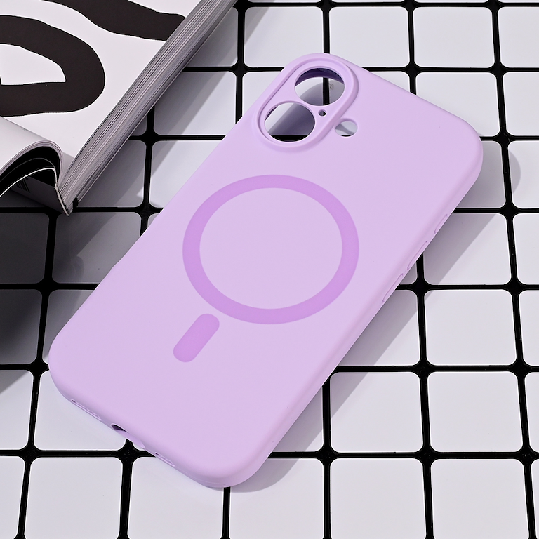 Zastitna maska (futrola) Magsafe Pure color - iPhone 16 6.1 lila