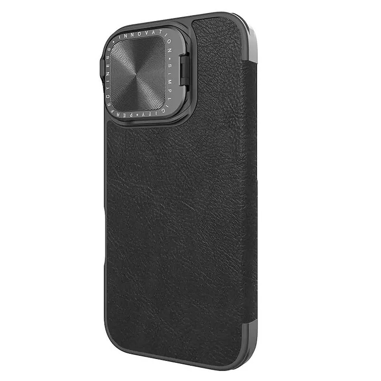 Zastitna maska (futrola) Nillkin Qin Prop - iPhone 16 6.1 crna