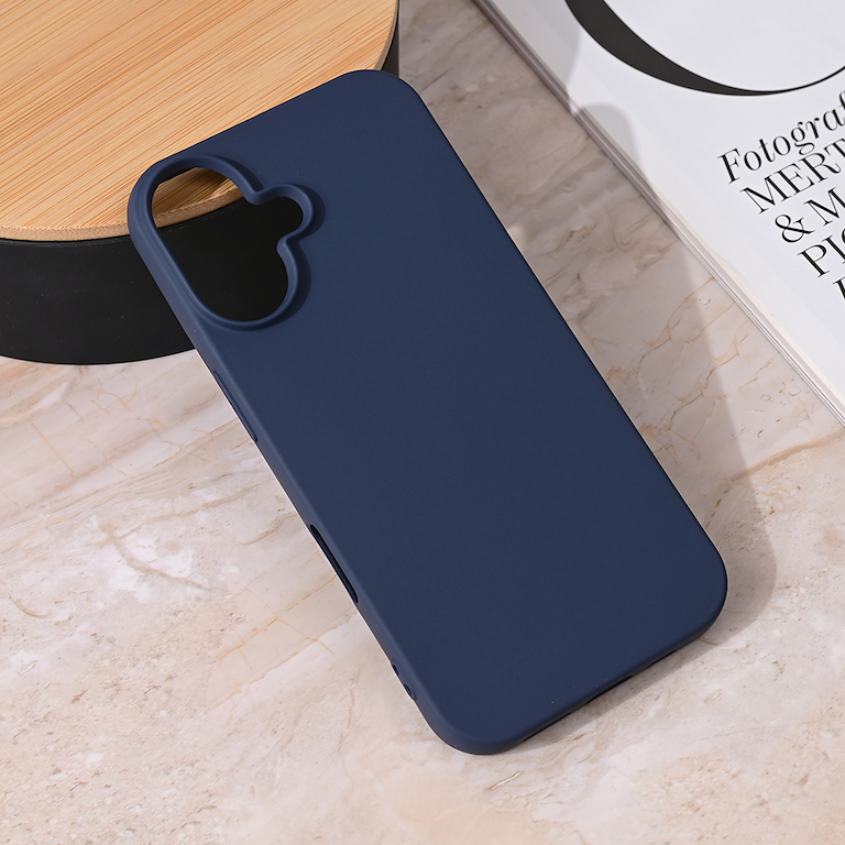 Zastitna maska (futrola) Teracell Giulietta - iPhone 16 6.1 mat tamno plava