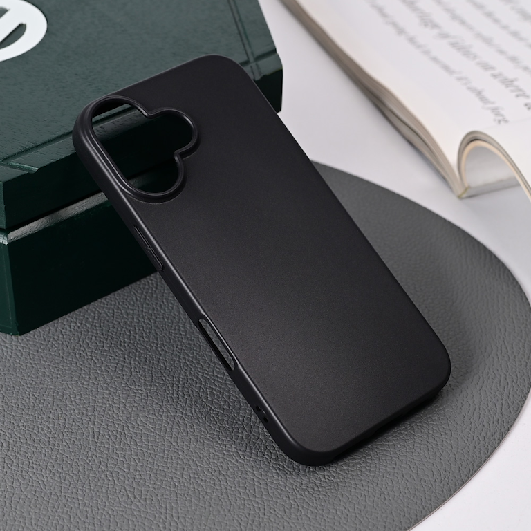 Zastitna silikonska maska (futrola) Skin - iPhone 16 6.1 mat crna