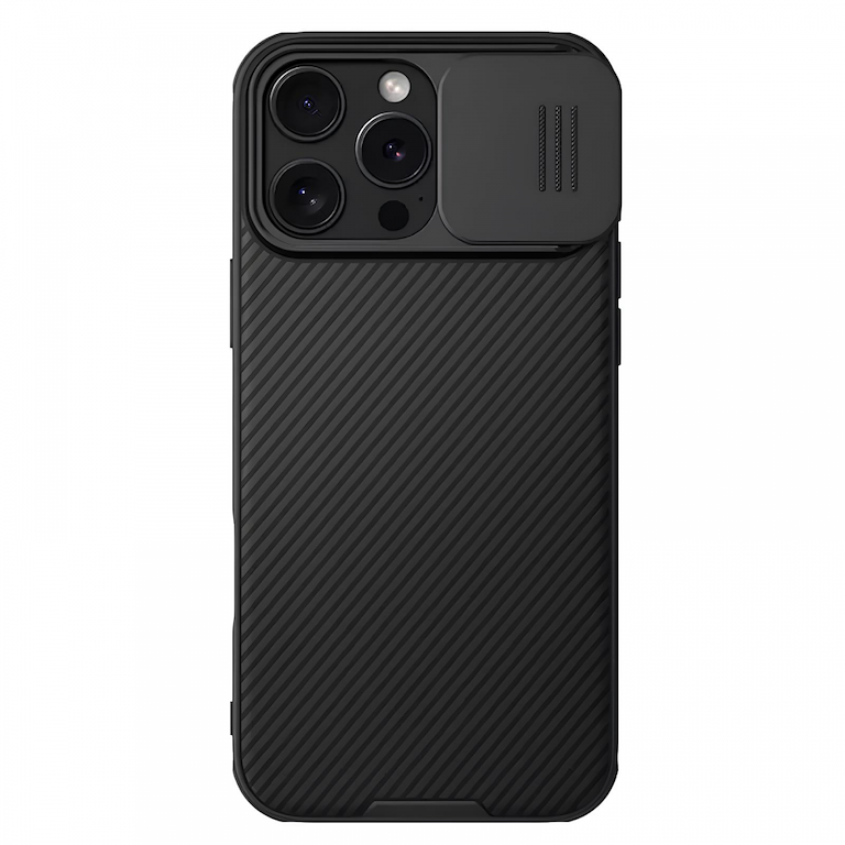 Zastitna maska (futrola) Nillkin CamShield Pro - iPhone 16 Pro crna