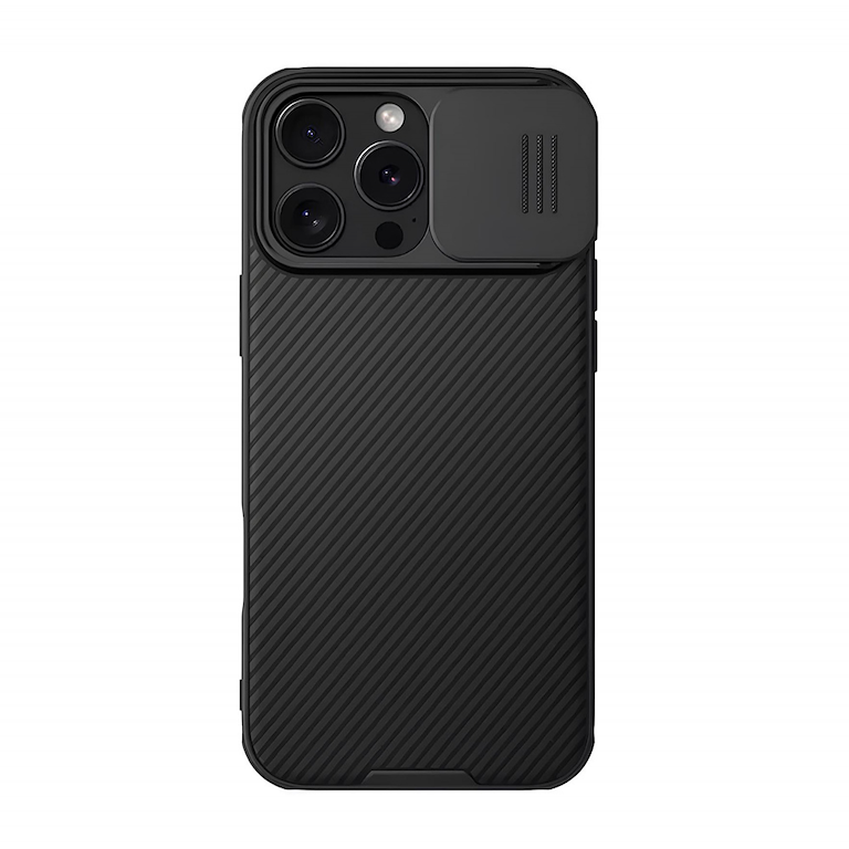 Zastitna maska (futrola) Nillkin CamShield Pro Magnetic - iPhone 16 Pro crna