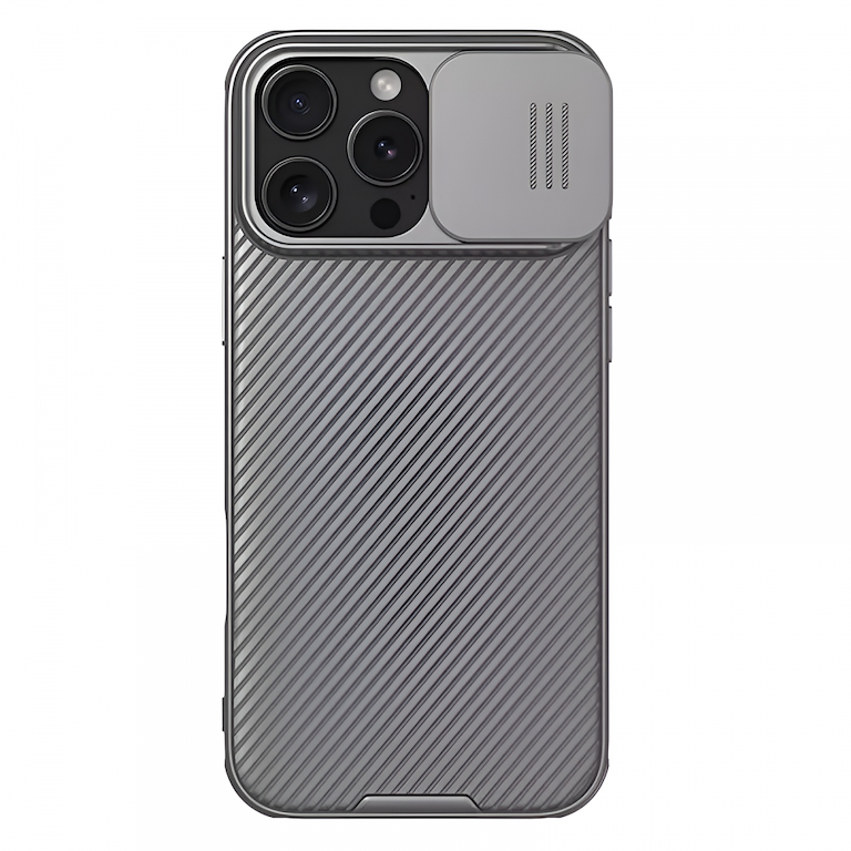 Zastitna maska (futrola) Nillkin CamShield Pro - iPhone 16 Pro Max 6.9 siva