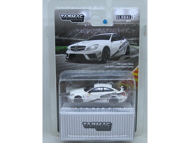 1:64 tarmac mercedes C63 AMG coupe black series