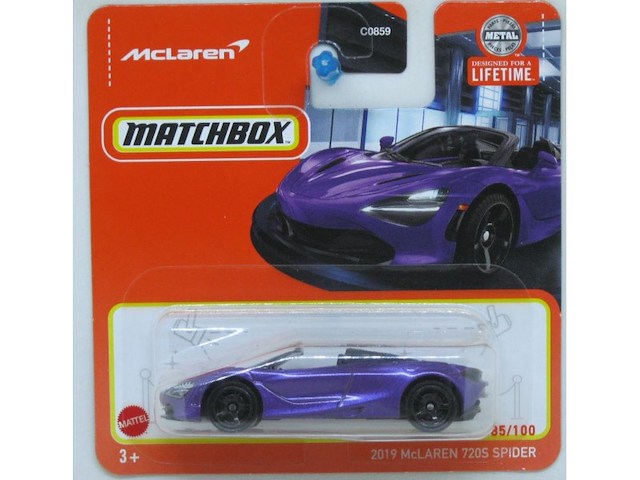 matchbox McLaren 720s spider