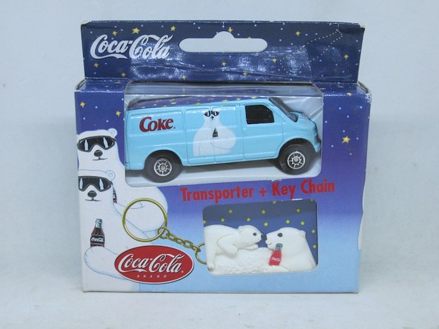 maisto chevrolet express van + coca-cola privezak