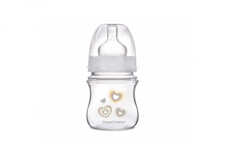 CANPOL BABY FLASICA SIROKI VRATANTIKOLIK 35216 EASY START BEIGE- Newborn baby 120ML (35216BEIGE)