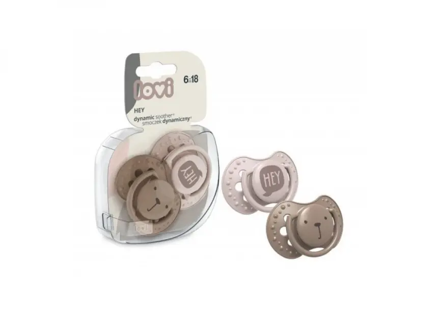 LOVI SILICONE DYNAMIC VARALICA 6-18m (2kom) - HEY GIRL (22887girl)