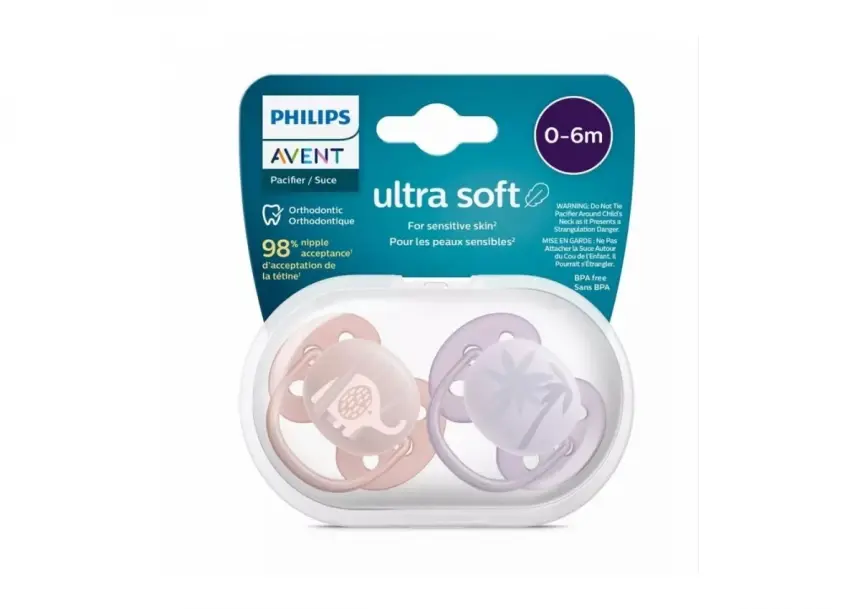 AVENT VARALICA ULTRA SOFT 0-6m - GIRL (2kom) (SCF09109)