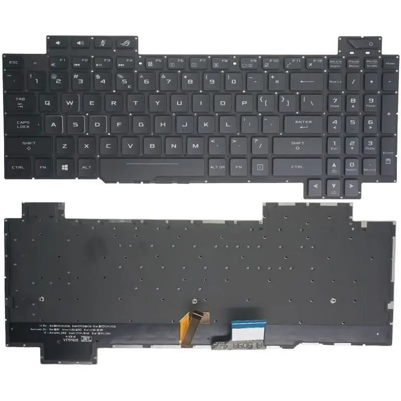 Tastatura sa pozadinskim osvetljenjem za laptop Asus ROG Strix Scar Edition GL703G, GL703GS, GL703GM