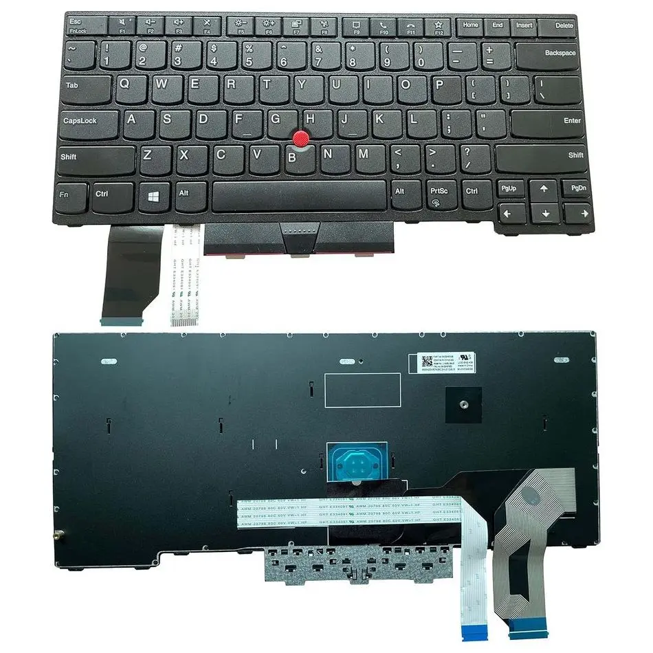 Tastatura sa pozadinskim osvetljenjem i pointerom za laptop Lenovo ThinkPad L14 gen 1, L14 gen 2