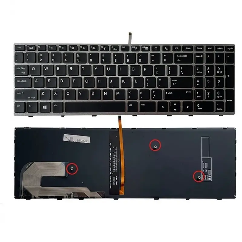 Tastatura sa pozadinskim osvetljenjem za laptop HP EliteBook 755 G5, 850 G5, 850 G6, Mali enter