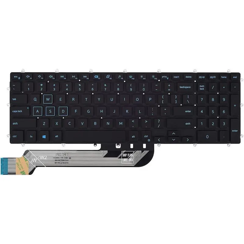 Tastatura sa pozadinskim osvetljenjem za laptop Dell G3 3590, 3579, 3779, G5 5587, 5590, G7 7588, 7590, Veliki enter