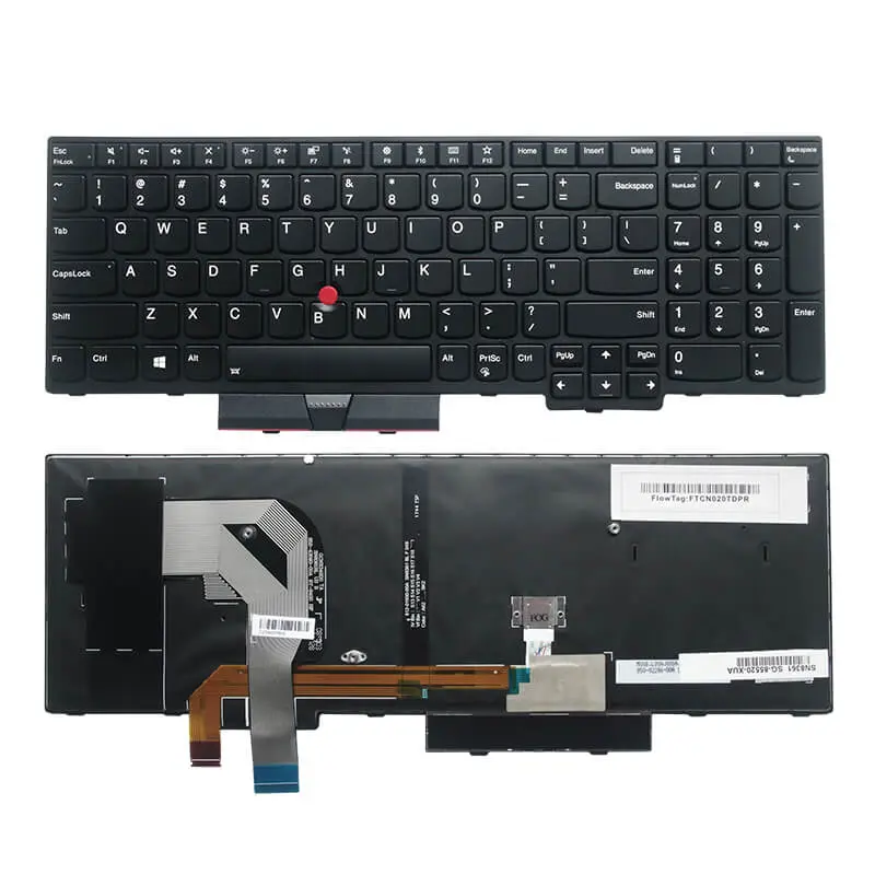 Tastatura sa pozadinskim osvetljenjem za laptop Lenovo IBM ThinkPad T570 T575 T580 P51S P52S