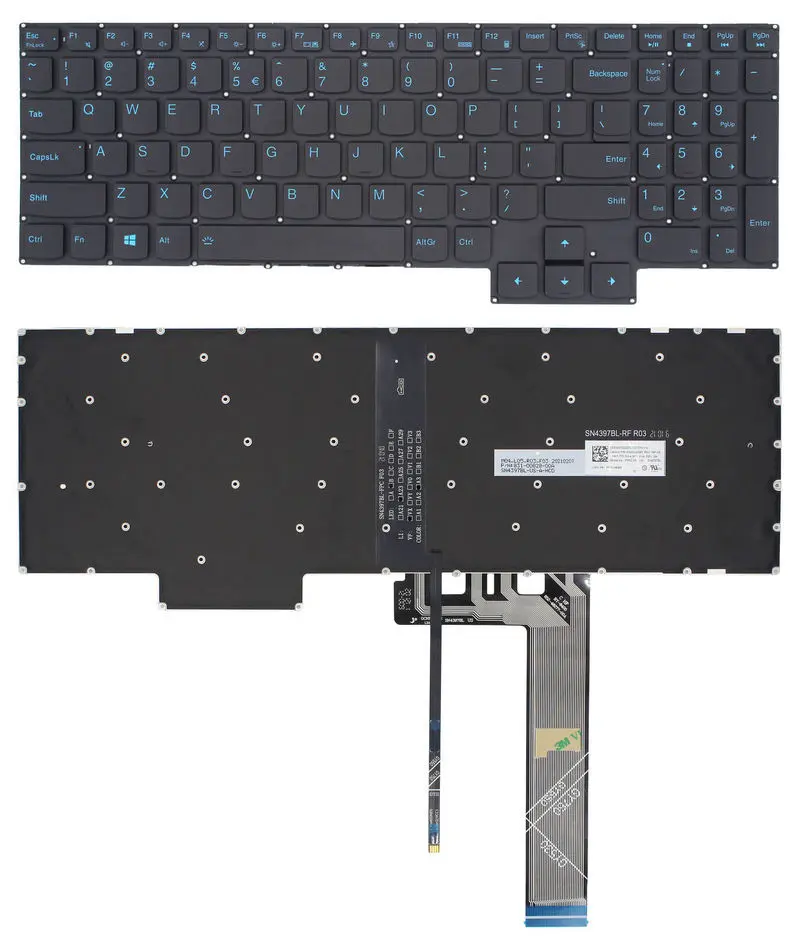 Tastatura sa pozadisnkim osvetljenjem za laptop Lenovo Legion 5 Pro-16ACH6 Pro-16ACH6H