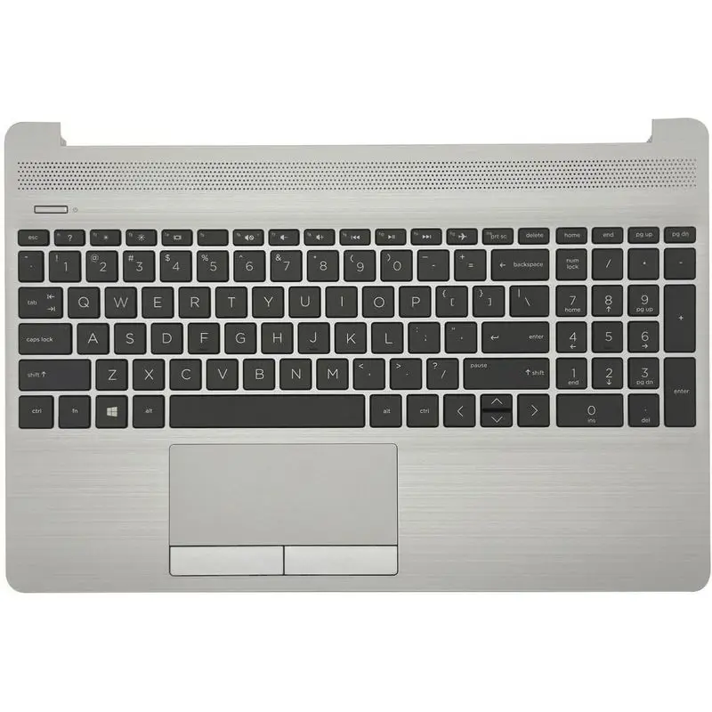 Palmrest sa tastaturom za laptop HP 250 255 256 G8 15S-DU 15-DW, Srebrne boje