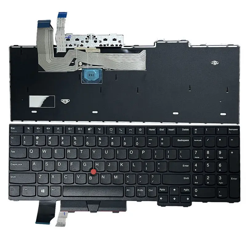 Tastatura sa pozadinskim osvetljenjem i gumbom za laptop Lenovo ThinkPad L15 Gen 2 L15