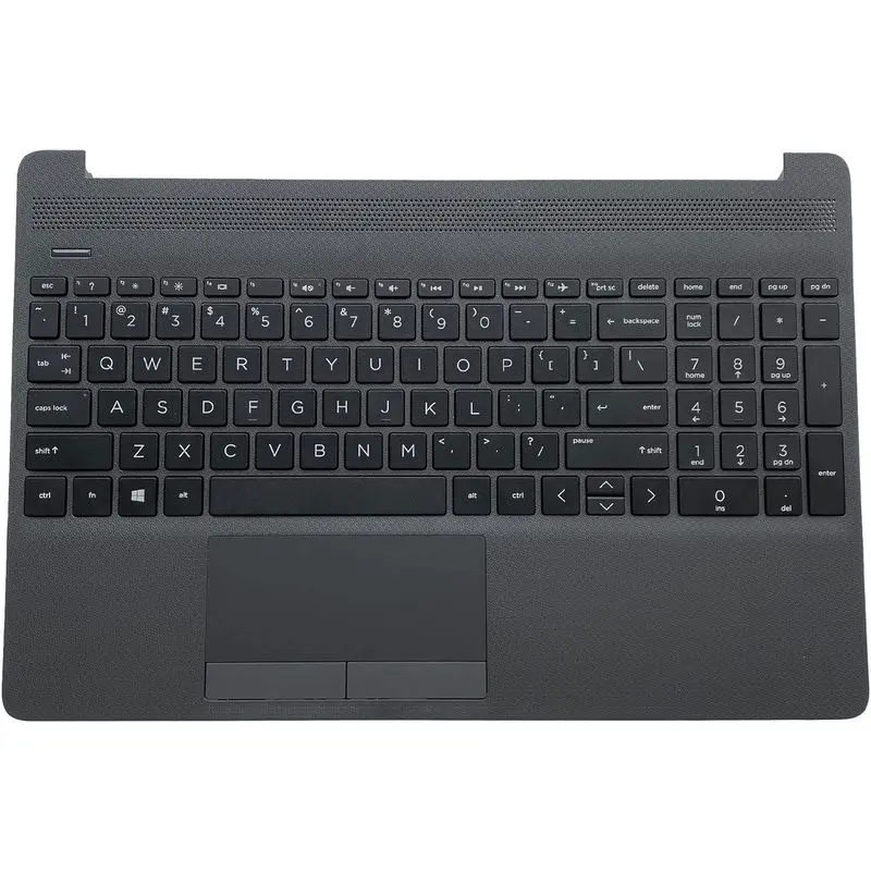 Palmrest sa tastaturom za laptop HP 250 255 256 G8 15S-DU 15-DW, Tamnosivi