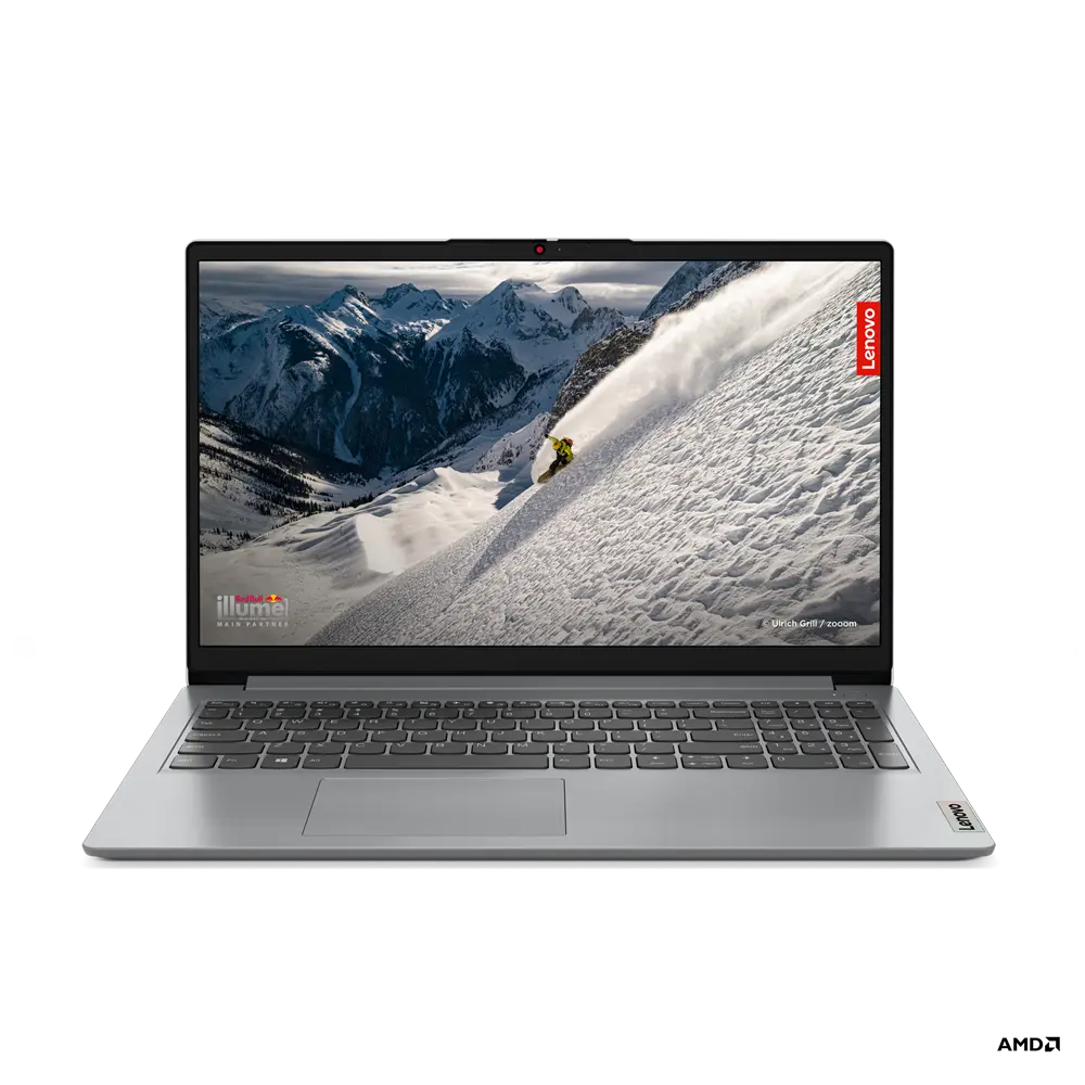 Lenovo laptop IdeaPad 1 15ADA7 (Cloud Grey) 2-Core Ryzen 3 3250U 2.6-3.5GHz/5MB 4GB DDR4+ free slot 128GB-eMMC 15.6"(1920x1080)720p 82R10058YA