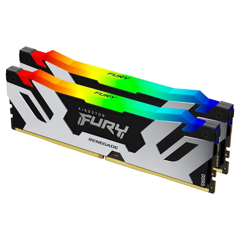 Kingston RAM memorija DDR5 32GB (2x16GB) 7200MHz [FURY RENEGADE RGB],CL38 1.45V, w/RGB Heatsink KF572C38RSAK2-32