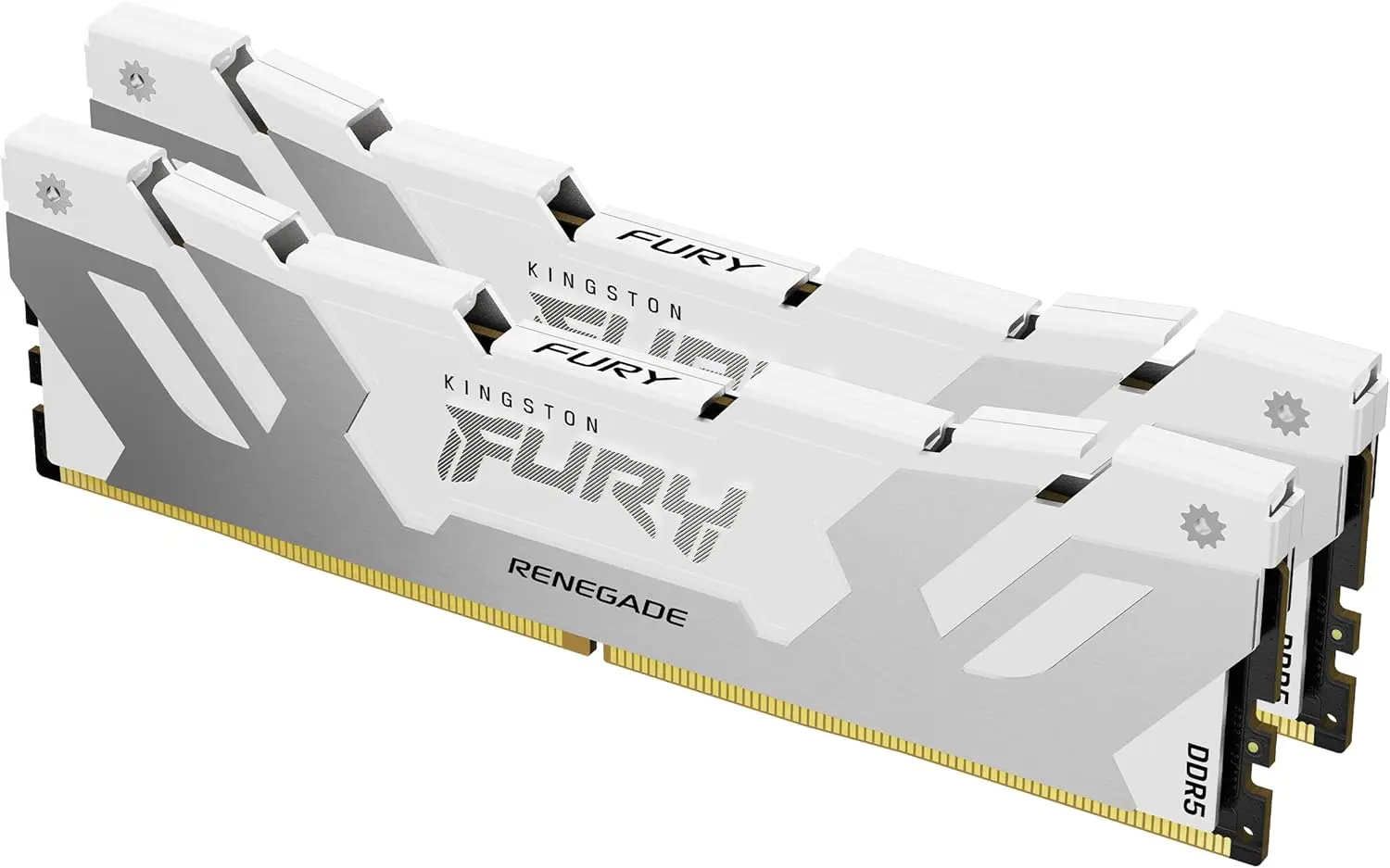 Kingston RAM memorija DDR5 32GB (2x16GB) 6000MHz CL32 DIMM [FURY Renegade] White XMP KF560C32RWK2-32