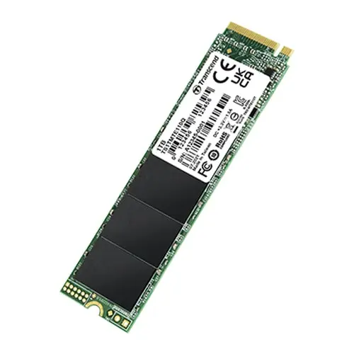 Transcend SSD TS1TMTE110Q M.2 NVMe 1TB, 2280, PCIe Gen3x4, M-Key, QLC, DRAM-less