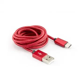 S BOX Kabl USB A Type C Fruity 1.5m crveni