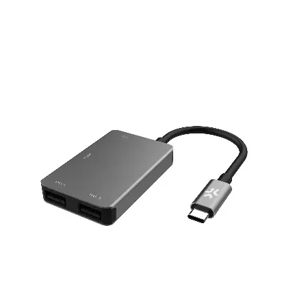 Celly USB-C Hub 4xUSB-A, Sivi