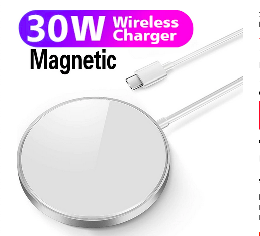 30W MAGNETNI WIRELESS PUNJAČ USB TYPE C